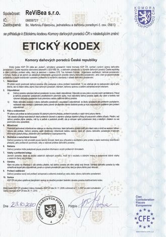 ReViBea s.r.o. - Komora daňových poradců ČR